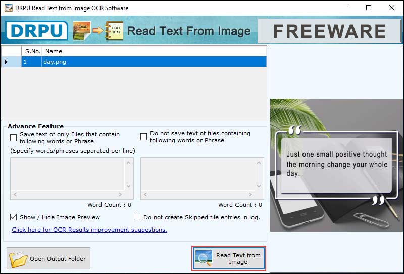 Read Text From Image Using OCR Software And Convert Into Excel File